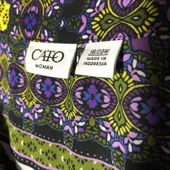Cato | Tops | Cato Woman 82 Multi Color Pullover 1820 | Poshmark